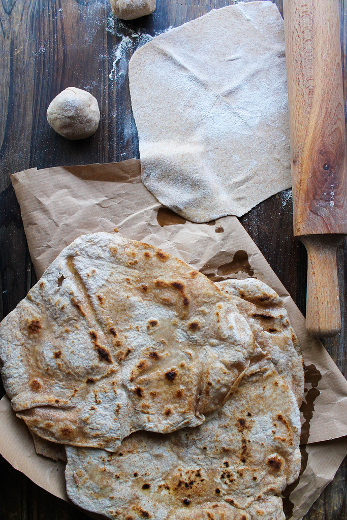 Chapati, pain indien {vegan} - aime & mange