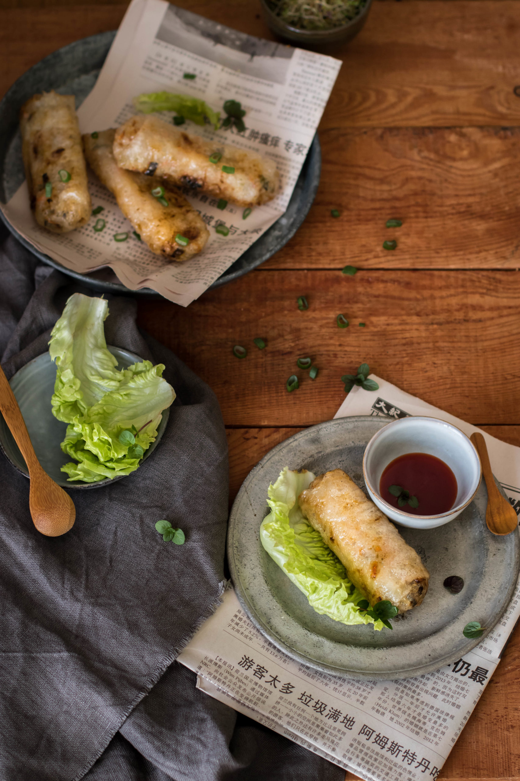 Nems de légumes {vegan - sans gluten} - aime & mange